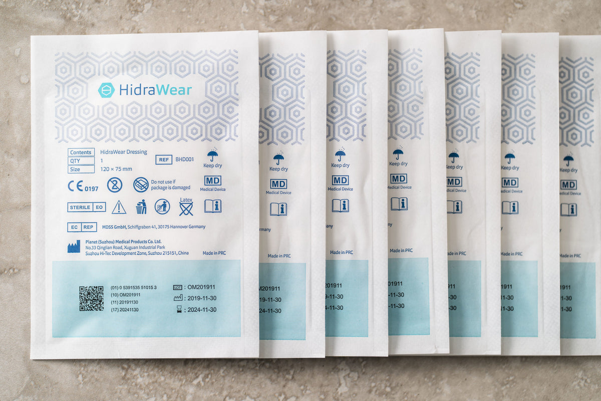 HidraWear Dressings 3x5" – 60 pack – One by Prism